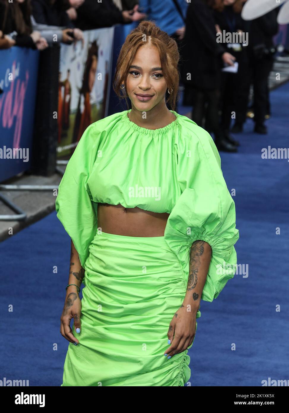 Yinka Bokinni seen attending the UK premiere of Catherine Called Birdy ...