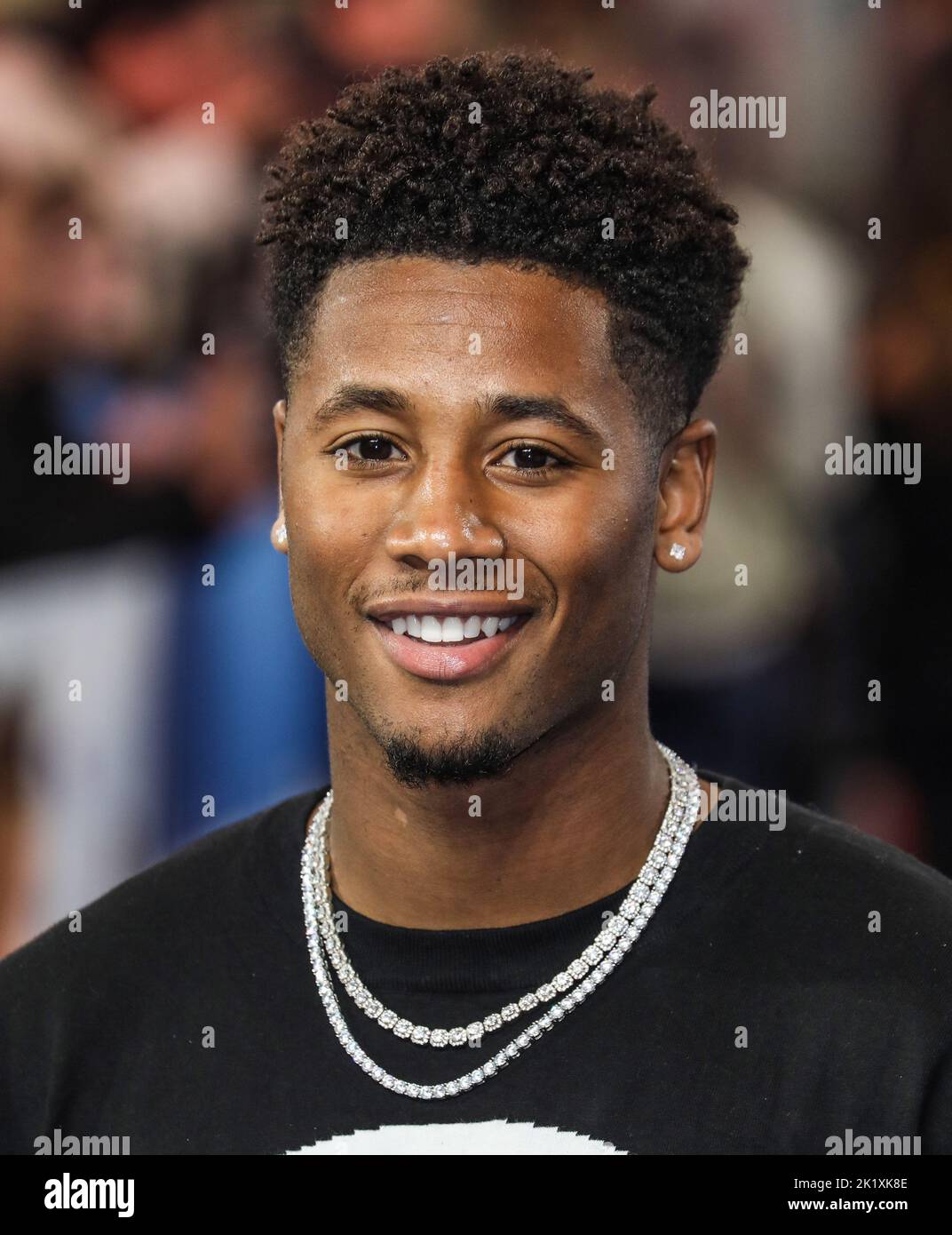 Andrew Alexis Jr seen attending the UK premiere of Catherine Called ...