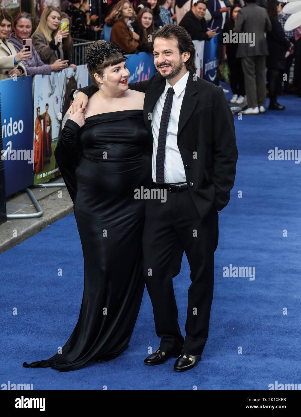 London, UK. 20th Sep, 2022. Lena Dunham and Luis Felber seen attending ...