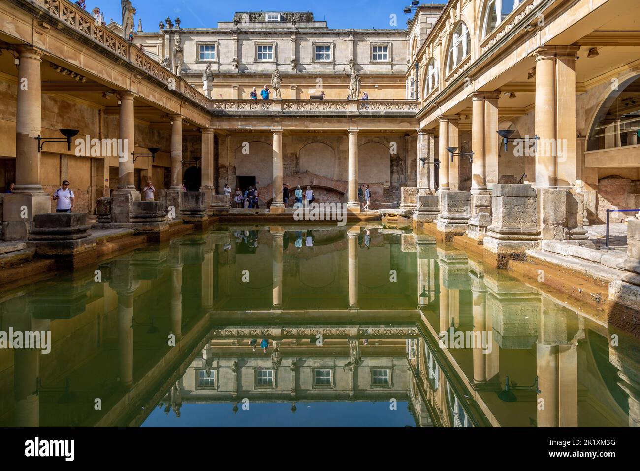 The historic wonder of The Roman Baths in Bath, Somerset, England Stock ...