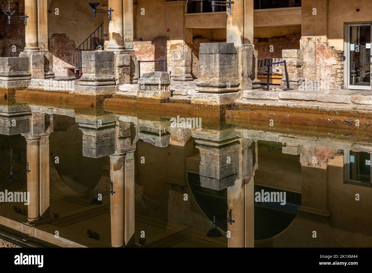 The historic wonder of The Roman Baths in Bath, Somerset, England Stock ...