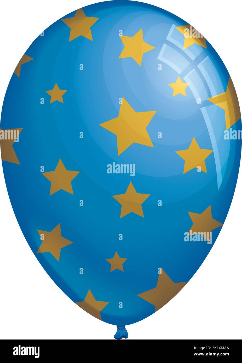 balloon helium with stars Stock Vector Image & Art - Alamy