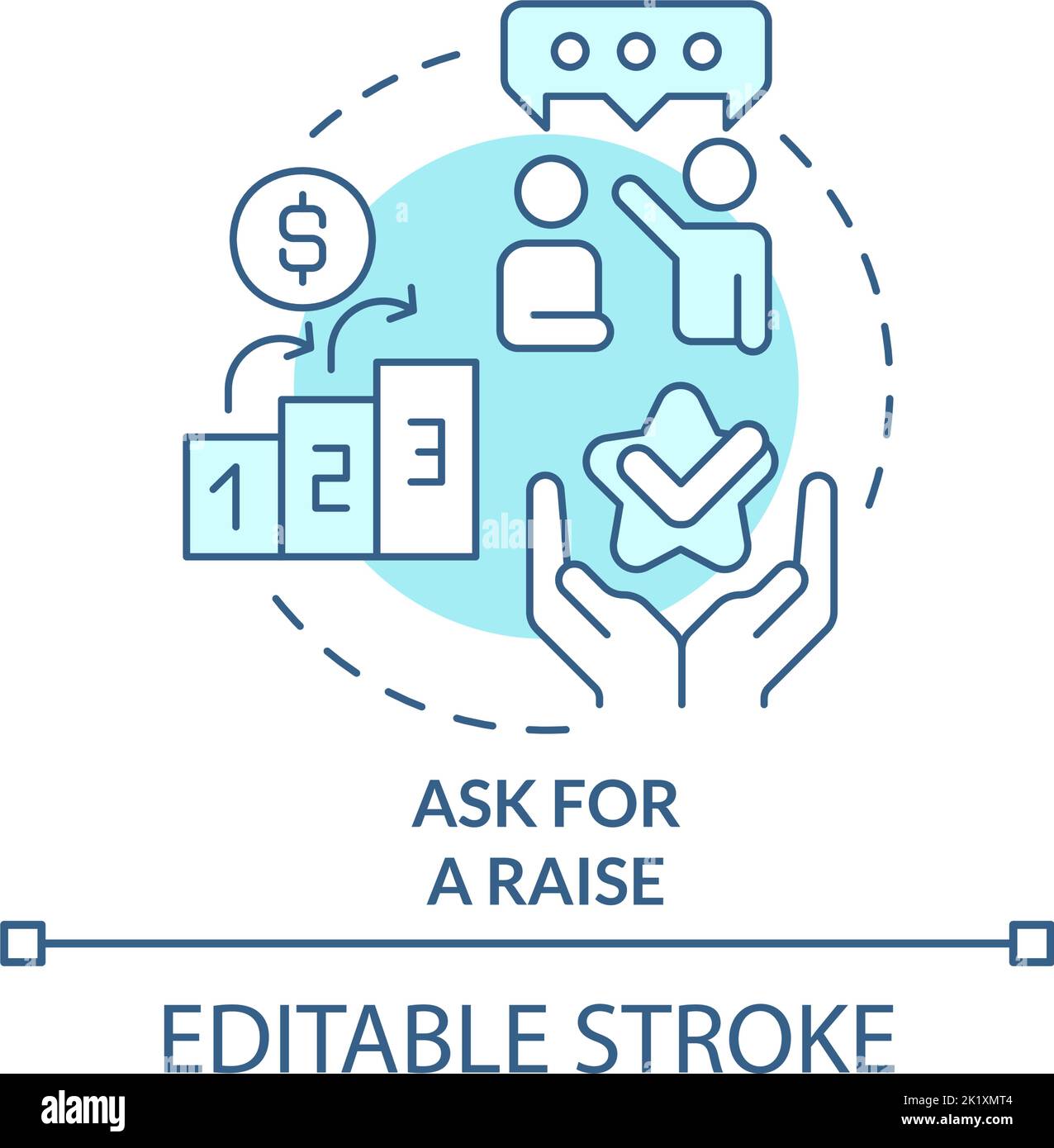 Promotion raise Stock Vector Images - Alamy