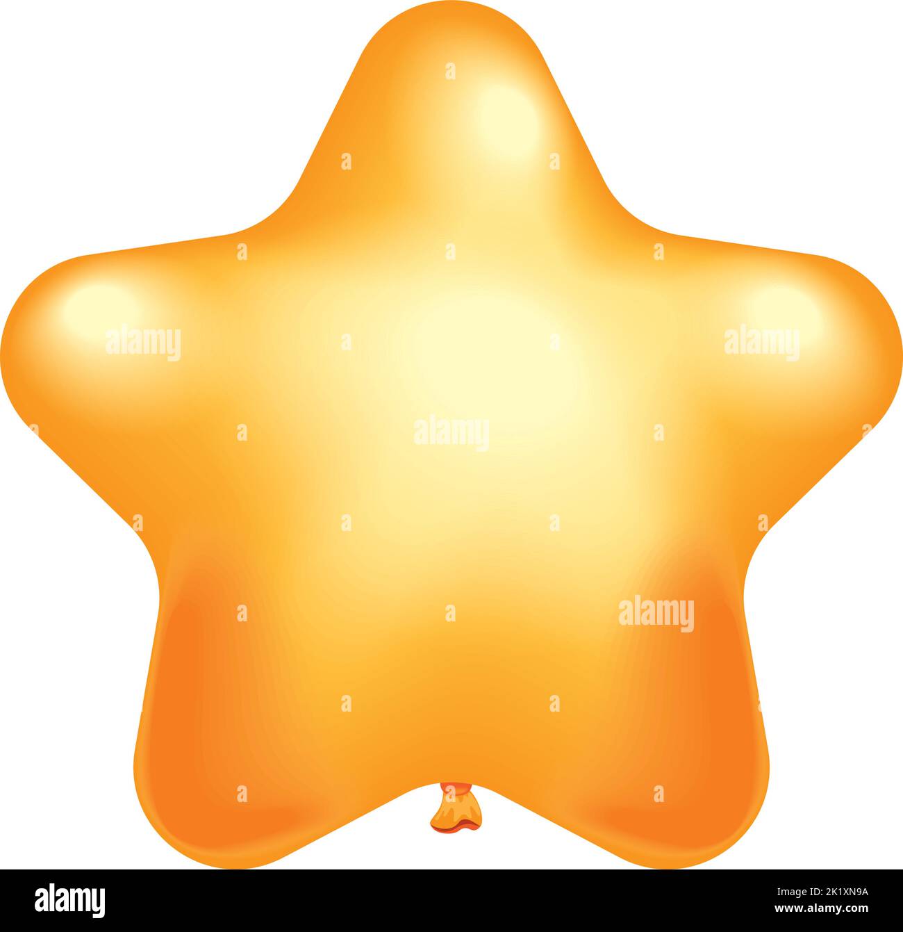 golden star balloon helium floating Stock Vector Image & Art - Alamy