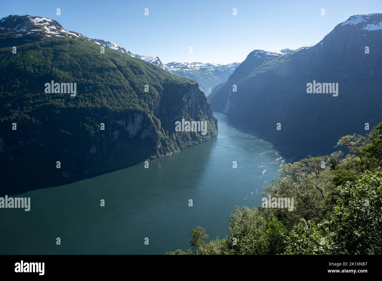 Wonderful landscapes in Norway. Vestland. Beautiful scenery of ...