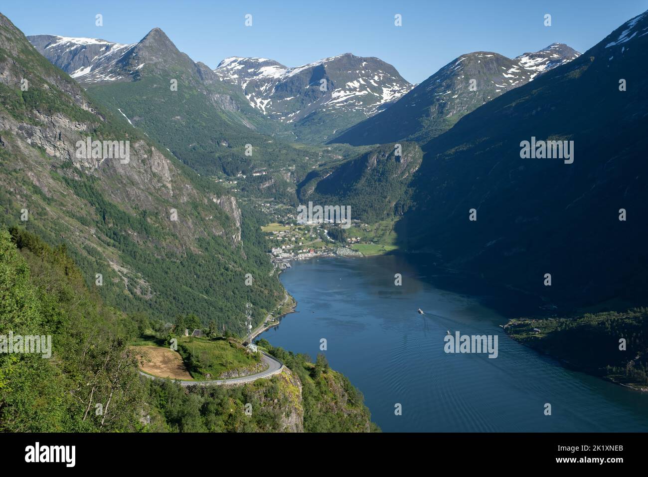 Wonderful landscapes in Norway. Vestland. Beautiful scenery of ...