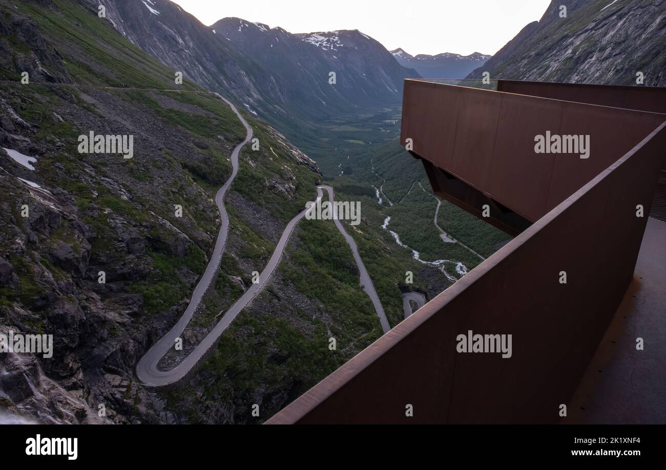 Wonderful landscapes in Norway. Vestland. Beautiful scenery of ...