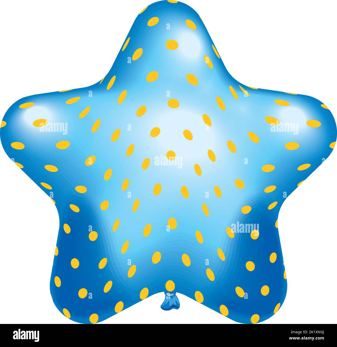 blue star balloon helium floating Stock Vector Image & Art - Alamy