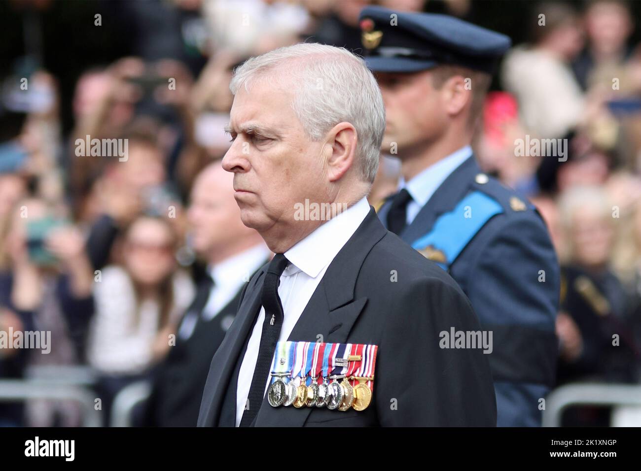Queen prince andrew funeral hi-res stock photography and images - Alamy