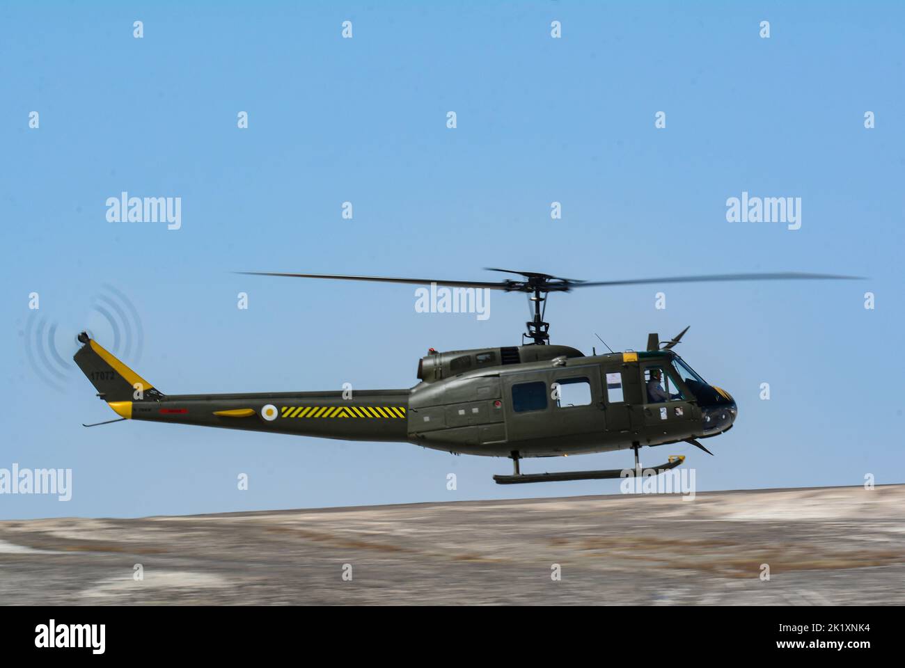 Bell UH-1 Iroquois, nickname Huey military helicopter at SHG AIRSHOW ...