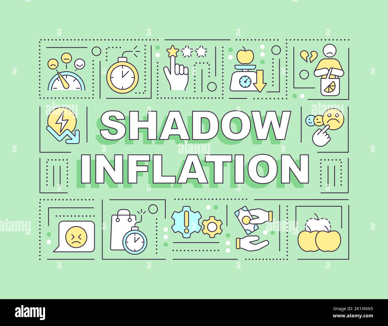 Shadow inflation word concepts green banner Stock Vector Image & Art ... Shadow inflation word concepts green banner Stock Vector Image & Art ...