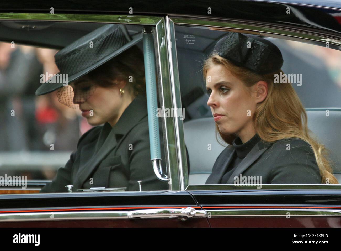 Princess Eugenie and Princess Beatrice, the daughters of Prince Andrew ...