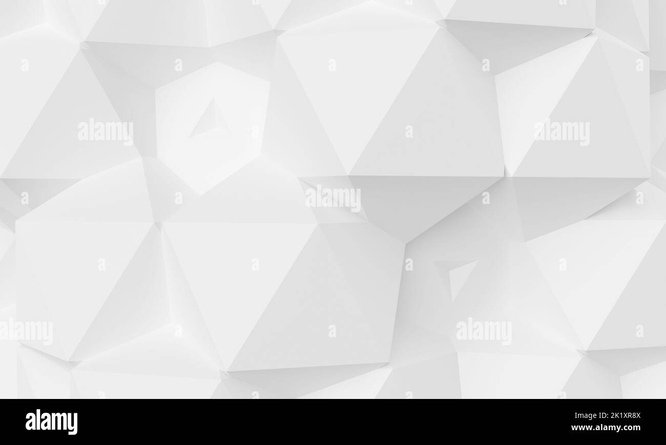 White abstract triangular shape surface background. Backdrop and ...