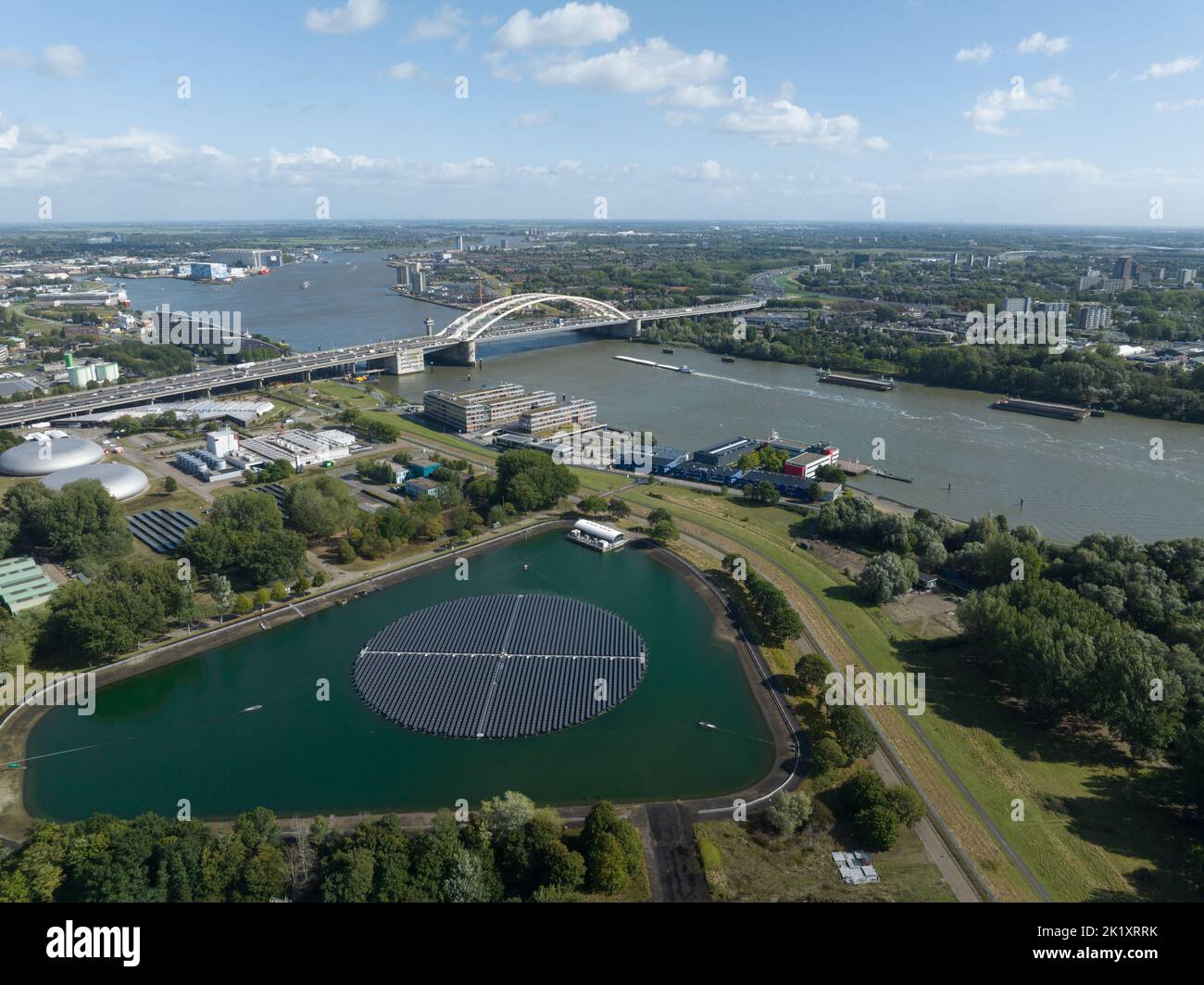 Solar panels energy system. Renewabale generation installation. Green ...