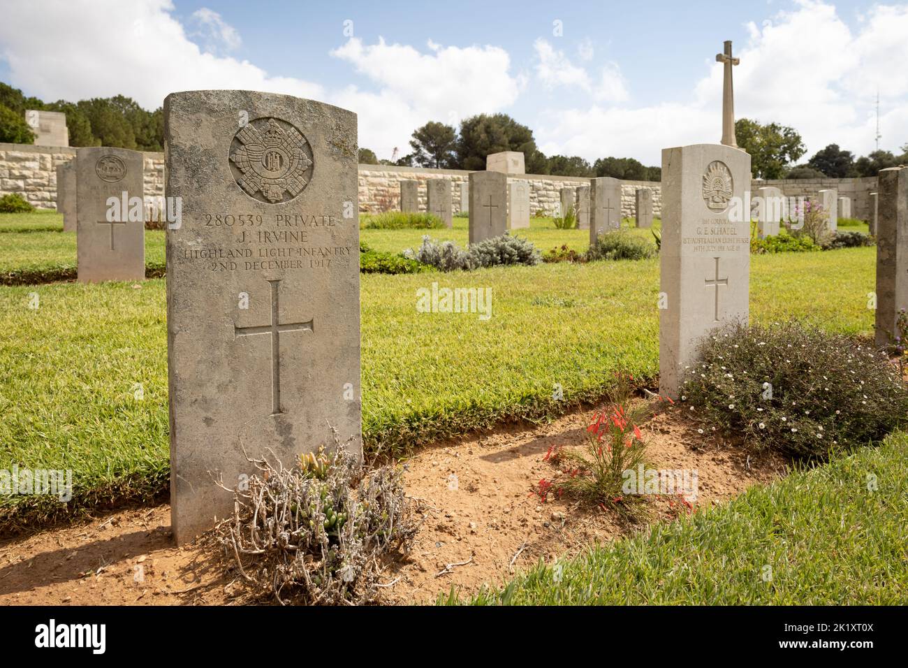 British war cemetery at mount scopus, Jerusalem, Israel Stock Photo - Alamy