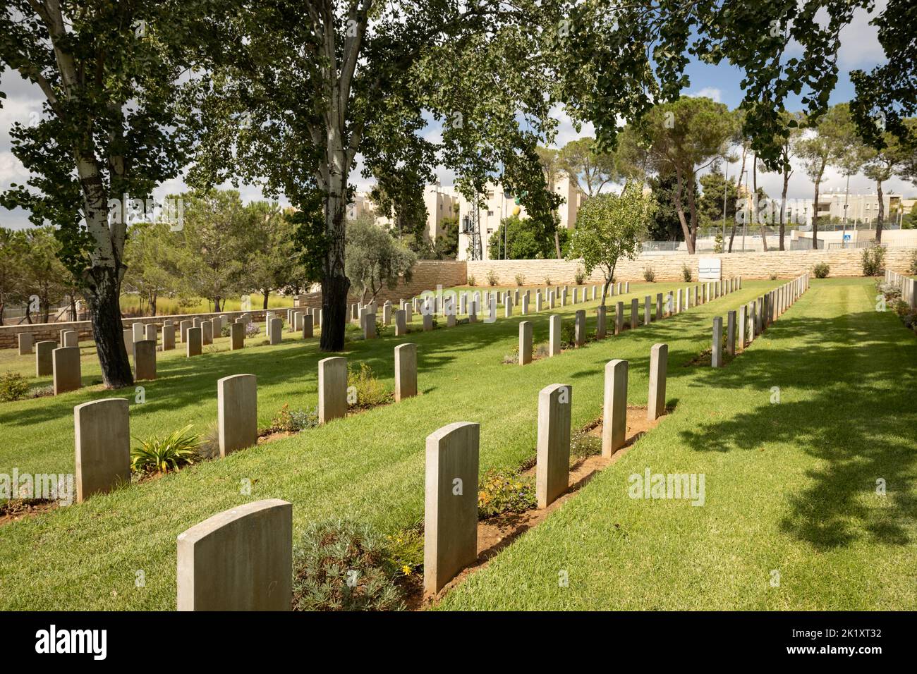 British war cemetery at mount scopus, Jerusalem, Israel Stock Photo - Alamy