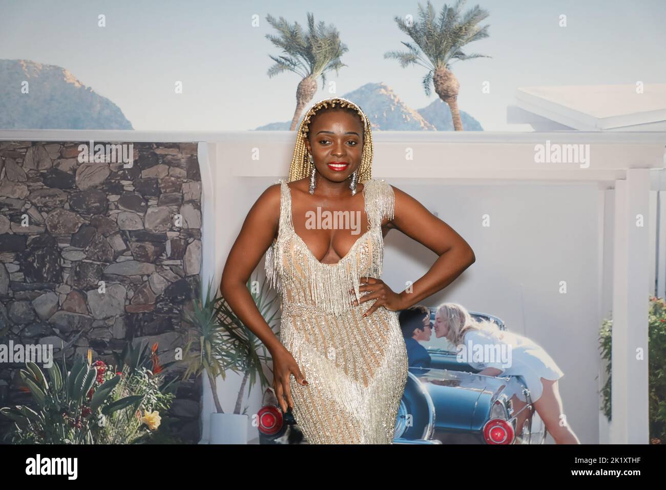 Sydney, Australia. 21st September 2022. Suzan Mutesi arrives on the red ...