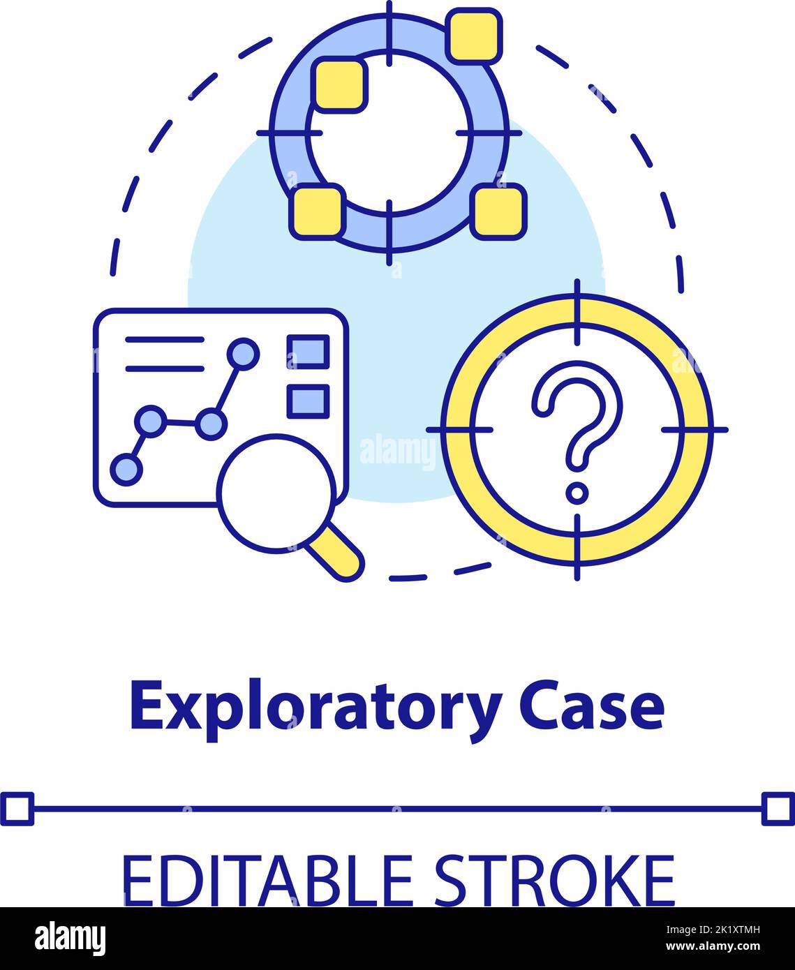 Exploratory case concept icon Stock Vector Image & Art - Alamy
