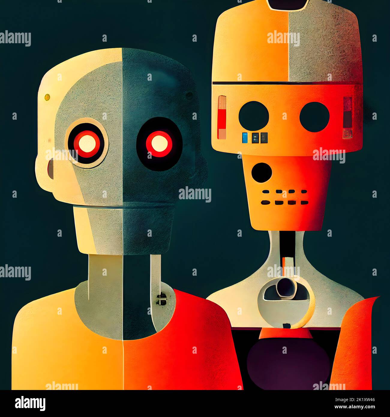 Scary robots hi-res stock photography and images - Alamy
