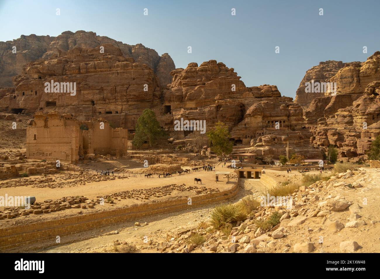 A beautiful Waddy Rum Desert desert at the queens Palace ruins in Rome ...
