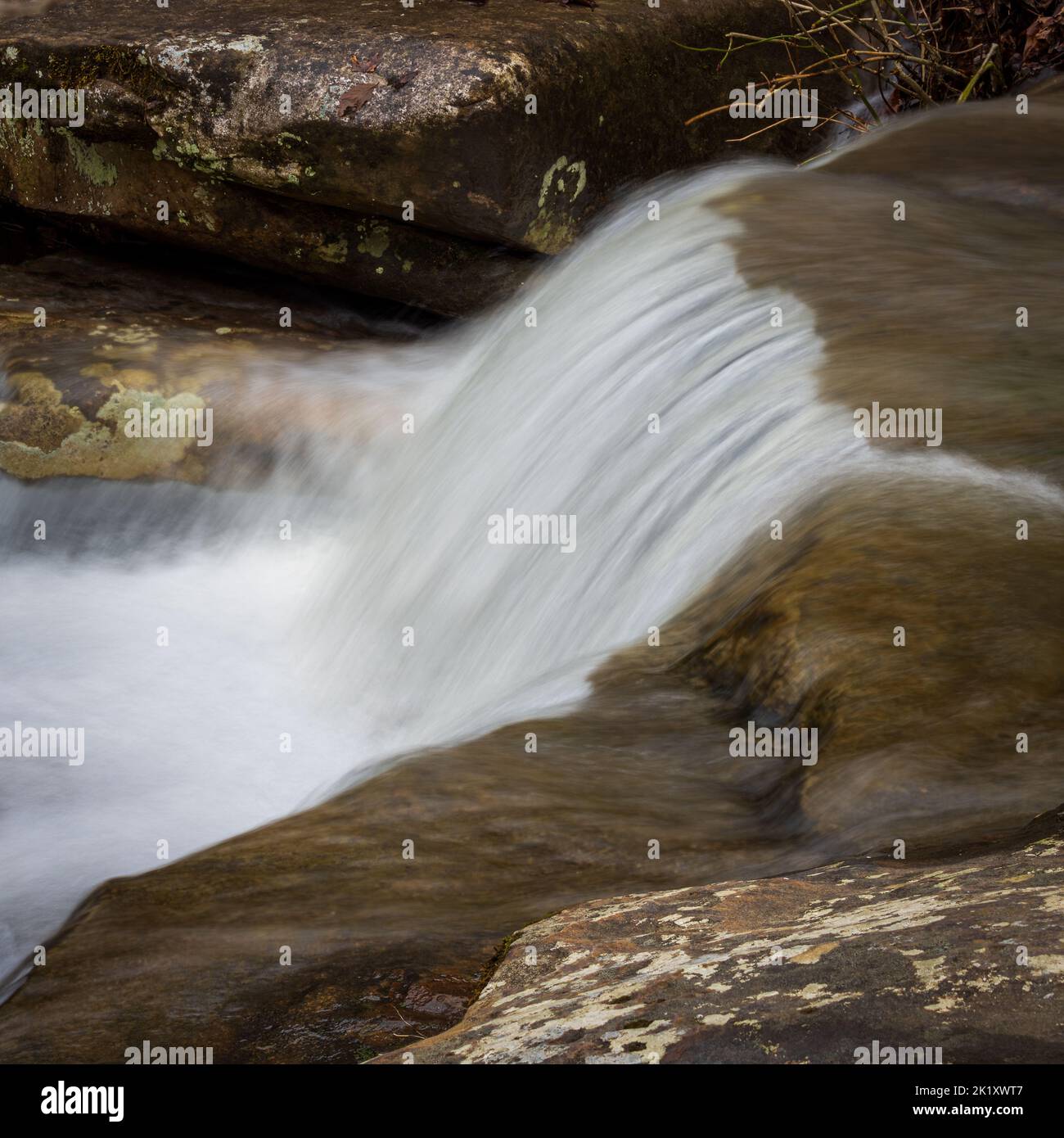 The beautiful Burden Falls in the Shawnee National Forest, United ...