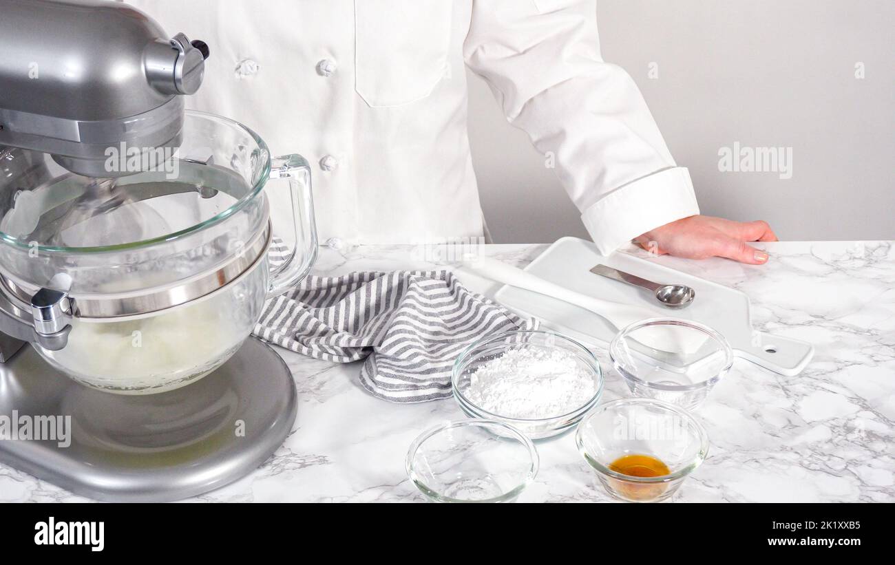 Unicorn meringue cookies Stock Photo - Alamy