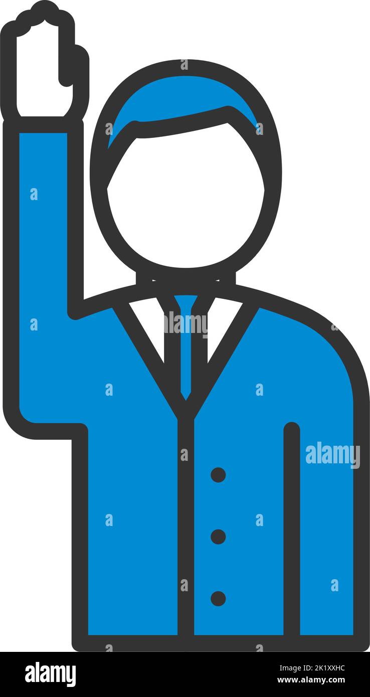 Adobe Illustrator Artwork. Editable Bold Outline With Color Fill Design ...