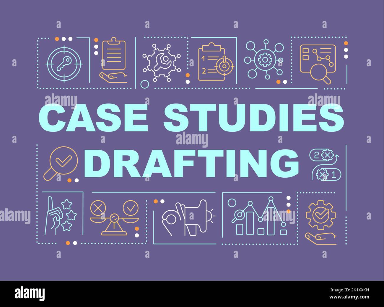 Case studies drafting word concepts dark purple banner Stock Vector ... Case studies drafting word concepts dark purple banner Stock Vector ...