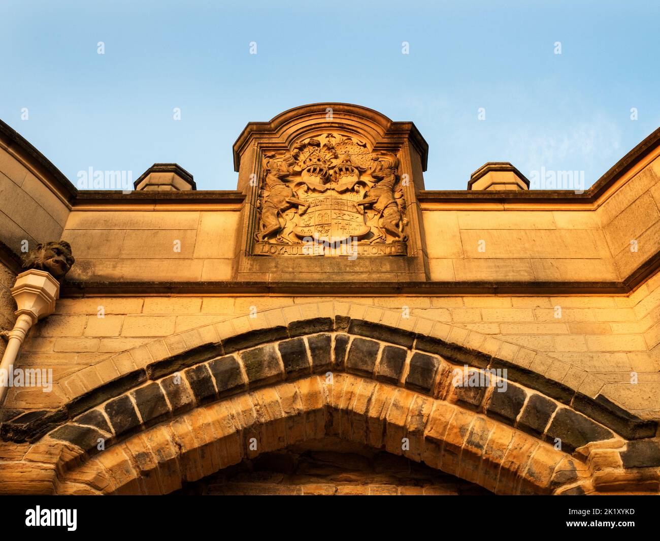 Nottingham Castle Gatehouse a grade I listed building at sunrise ...