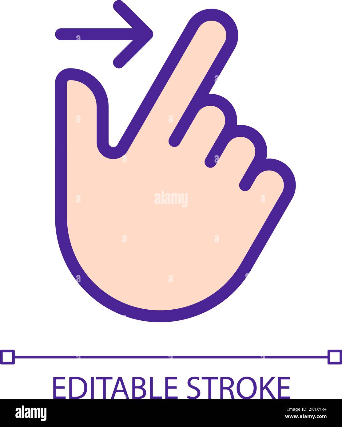 Swipe menu Stock Vector Images - Alamy