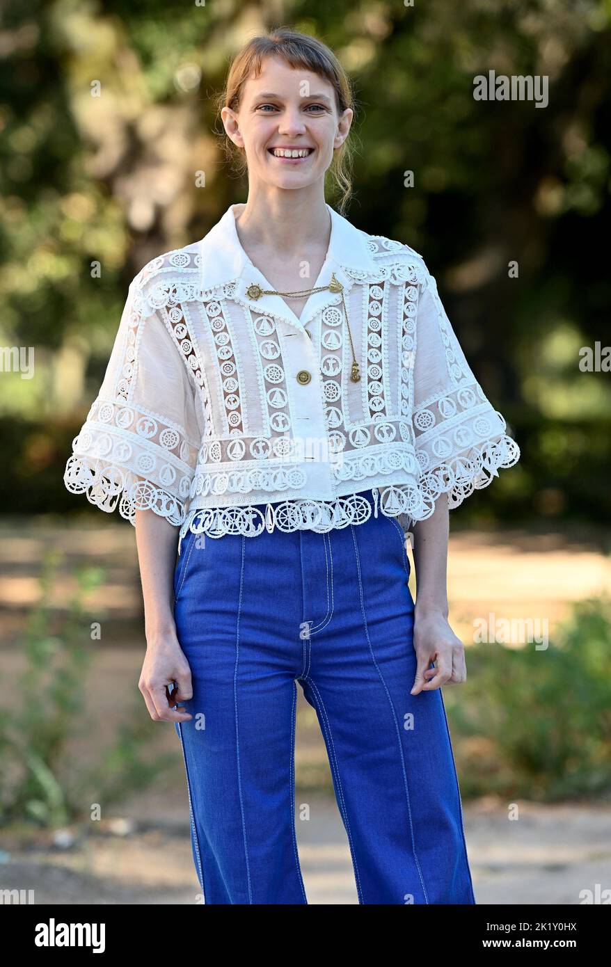 September 21, 2022, ROME, ITALIA: Italian actress Carlotta Gamba poses ...