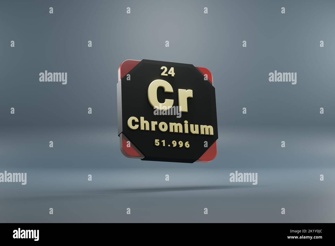 Beautiful abstract illustrations Standing black and red Chromium ...