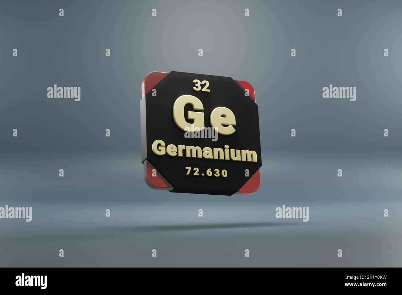 Beautiful abstract illustrations Standing black and red Germanium ...