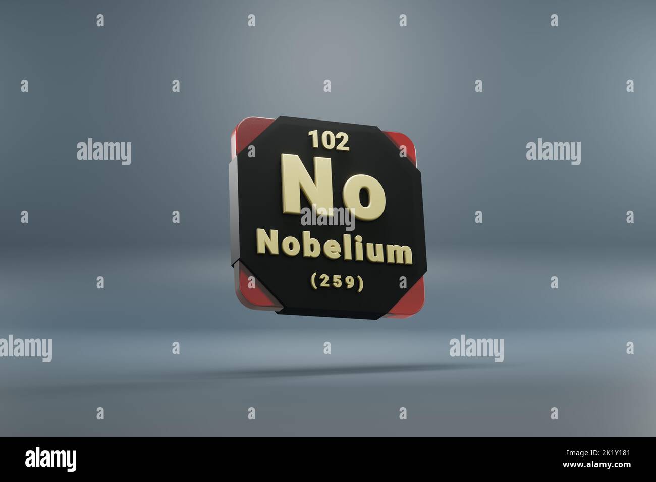 Beautiful abstract illustrations Standing black and red Nobelium ...