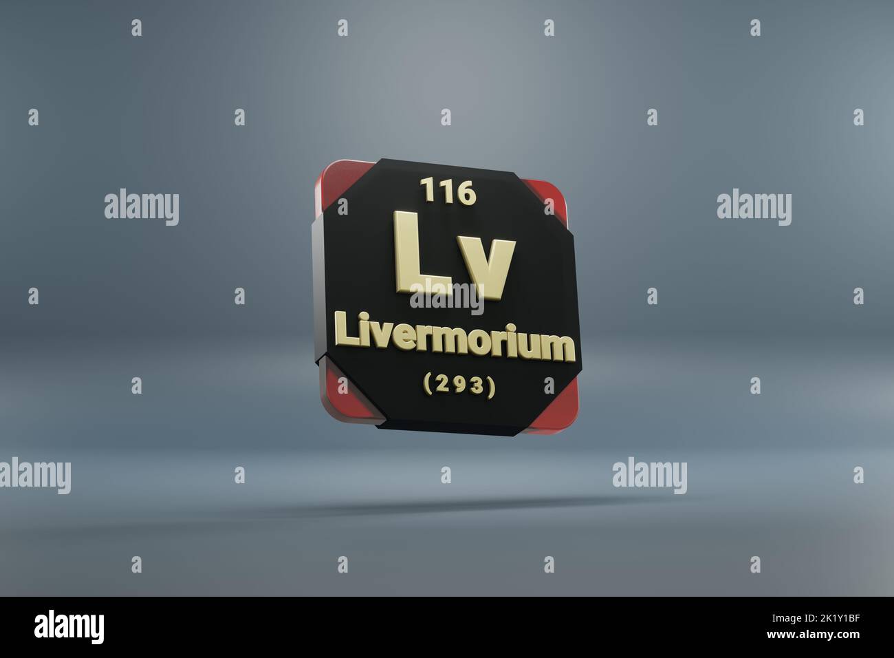 Beautiful abstract illustrations Standing black and red Livermorium ...