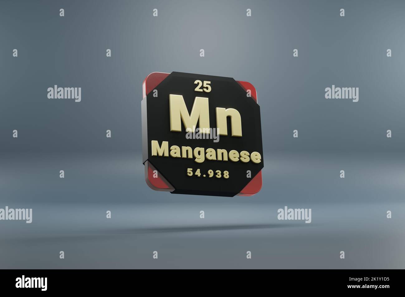 Beautiful abstract illustrations Standing black and red Manganese ...