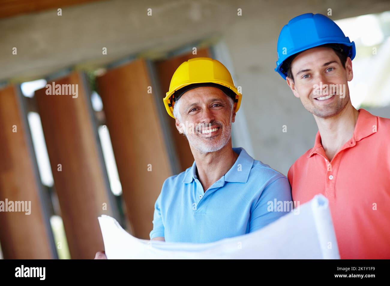 Attractive men building site hi-res stock photography and images - Alamy