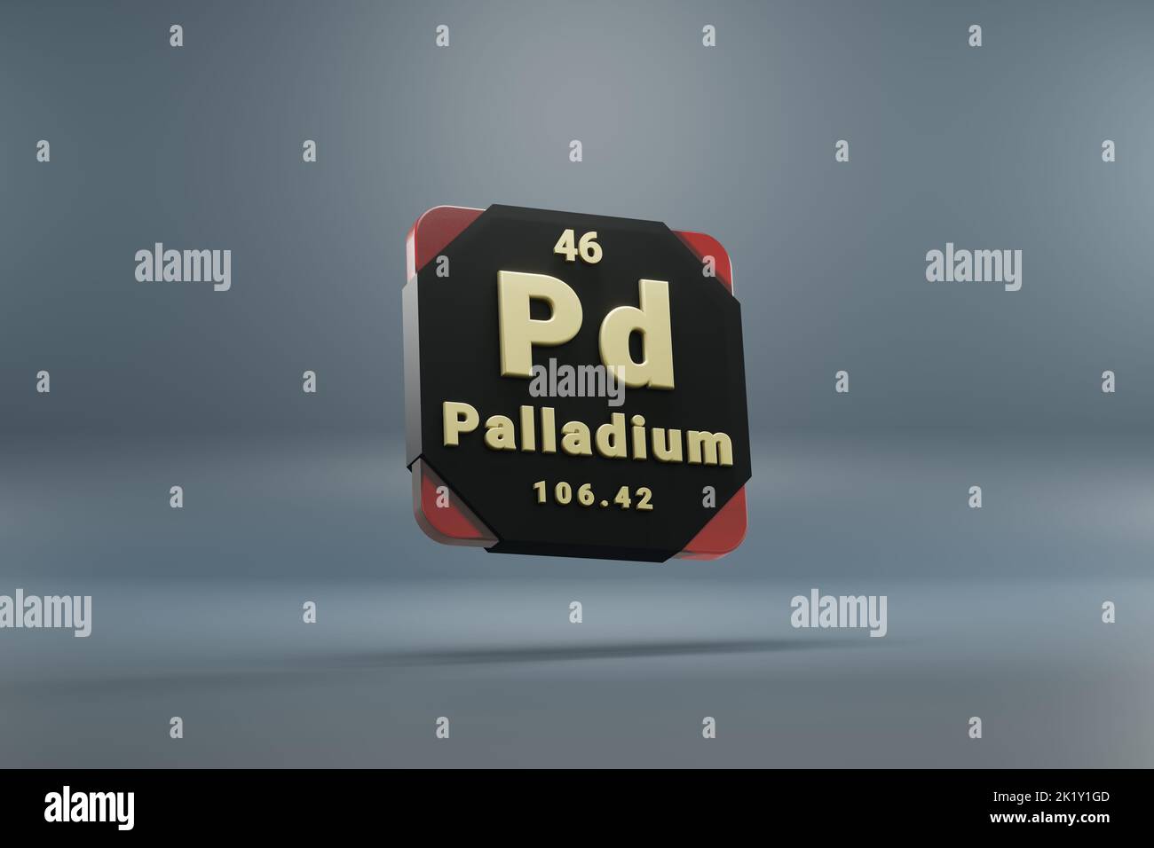 Beautiful abstract illustrations Standing black and red Palladium ...