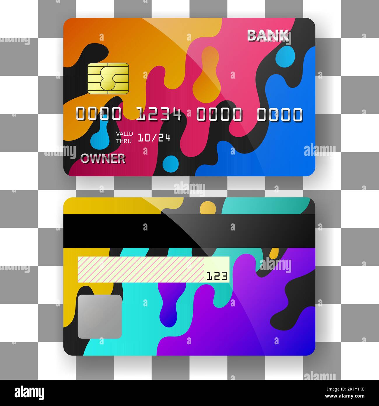 banking card template background luxury design. template for poster ...