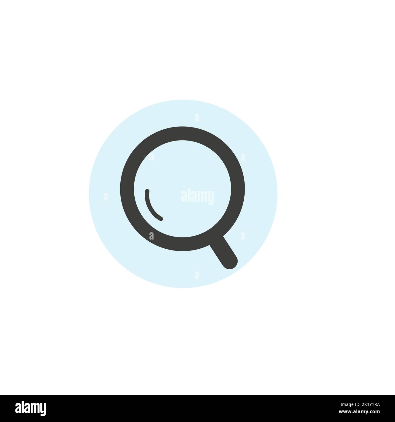 Search Icon Vector Illustration on the white background Stock Vector ...