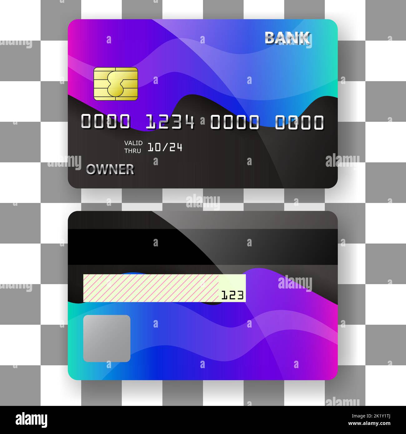 banking card template background luxury design. template for poster ...