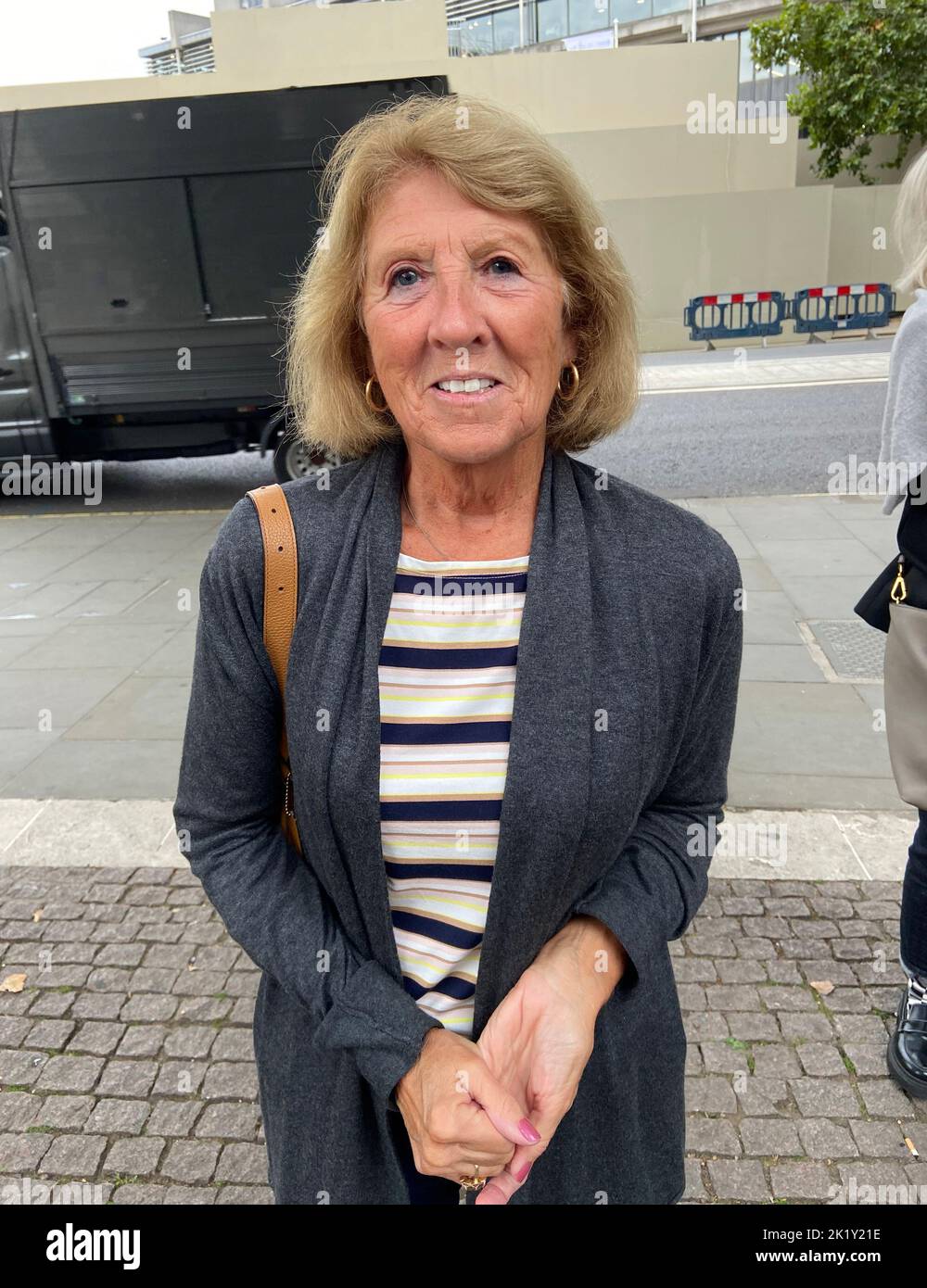 Paula Parziale after her visit to Westminster Abbey in London which has ...