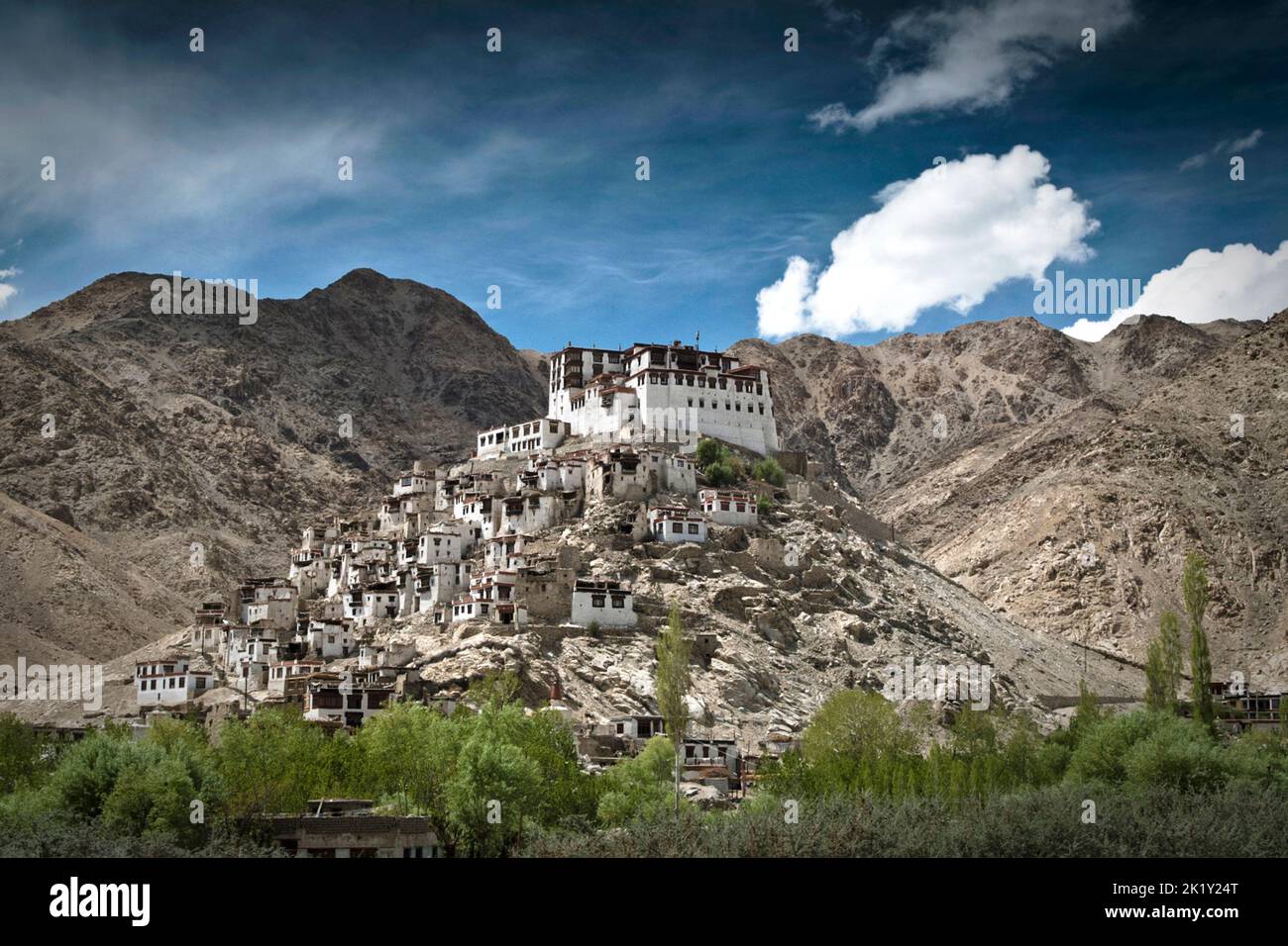 Chemrey monastery (Gompa) near Leh, Ladakh, Jammu & Kashmir State ...