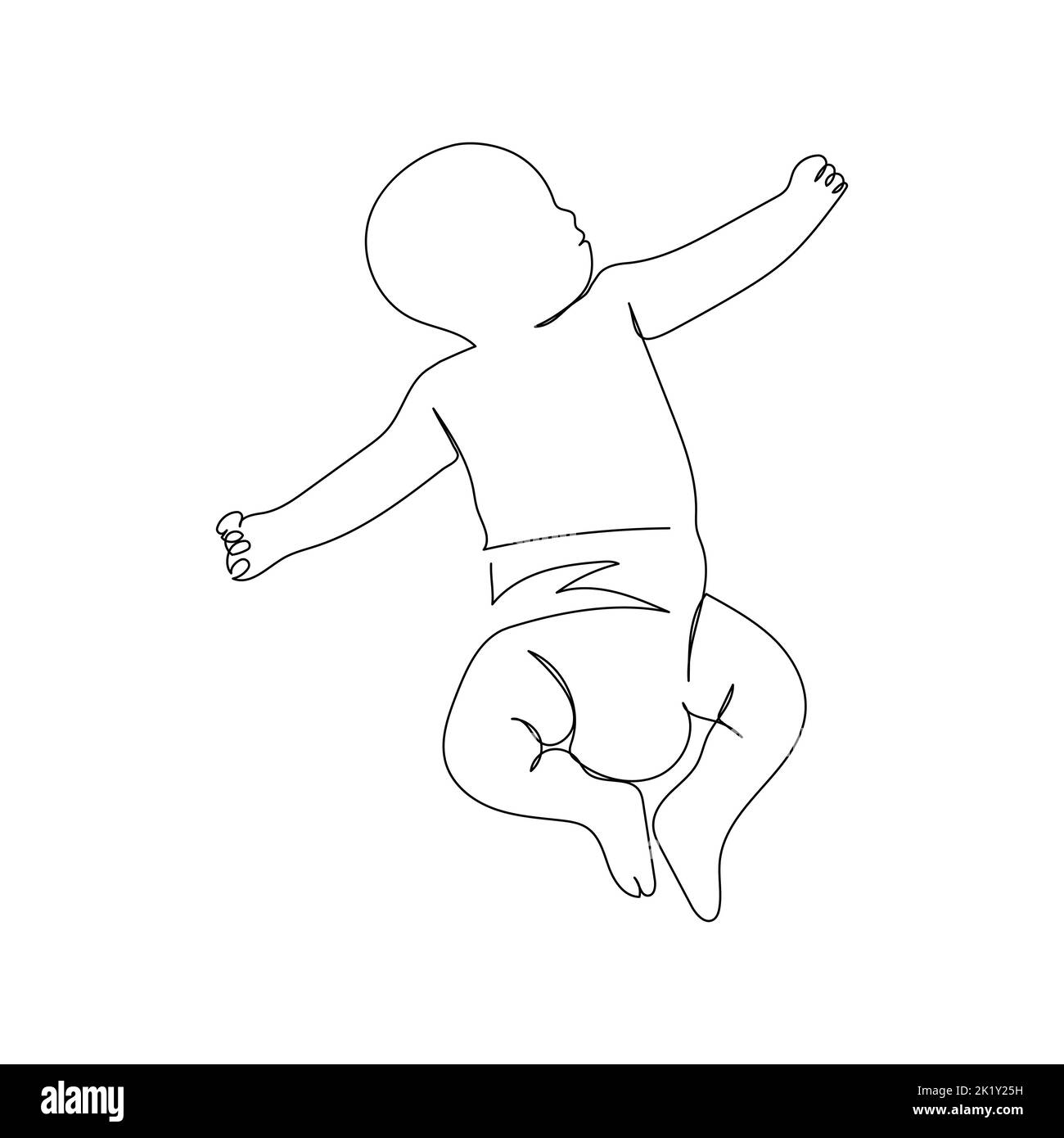 Continuous line drawing bad Stock Vector Images - Alamy