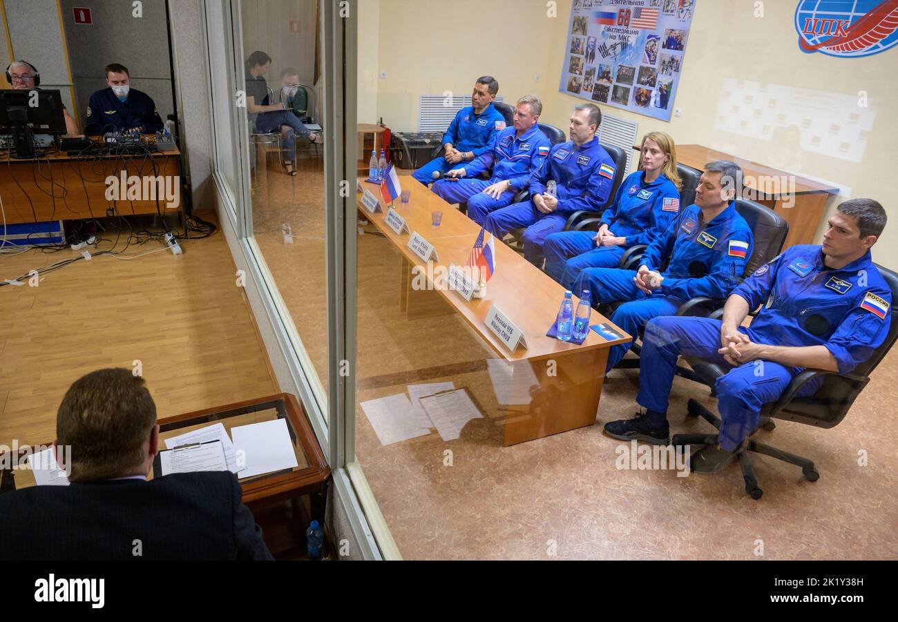 Kazakhstan, September 20, 2022, Expedition 68 astronaut Frank Rubio of ...