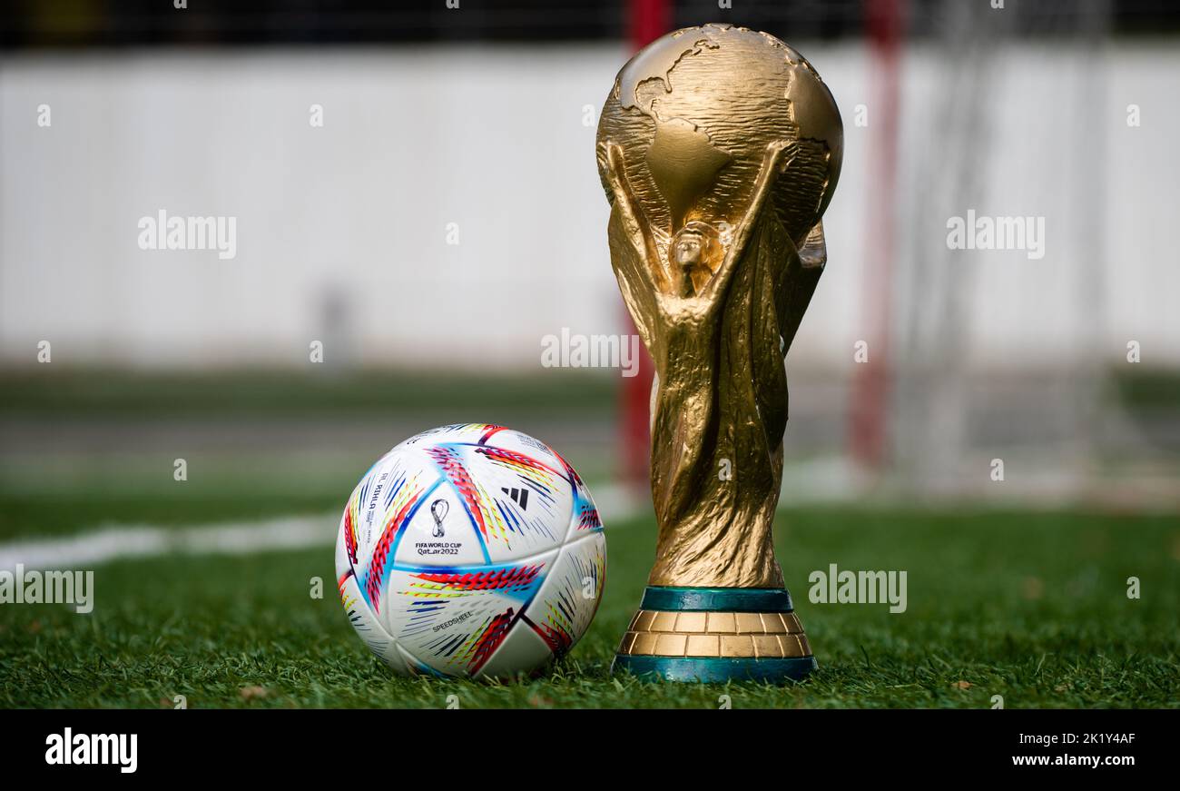 September 3, 2022, Doha, Qatar. FIFA World Cup and official Adidas Al ...