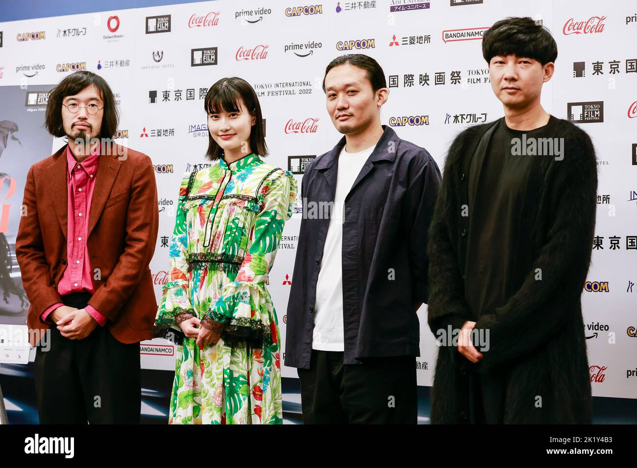 Tokyo, Japan. 21st Sep, 2022. (C-L) Hashimoto Ai Festival Ambassador ...