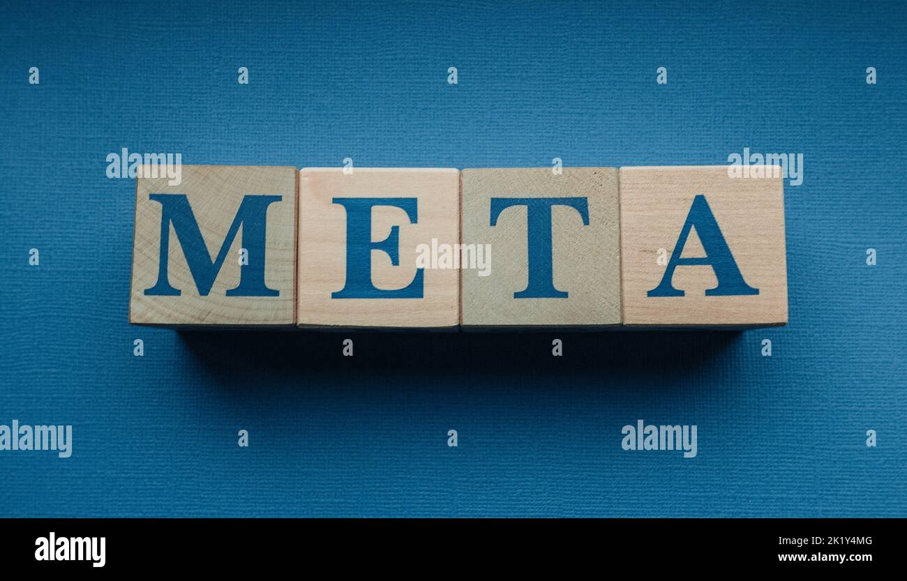 January 31, 2022. Menlo Park, California. The name of the Meta company ...