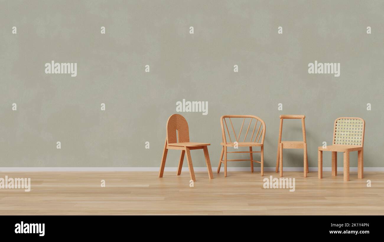 Chair with Background for Presentation Stock Photo - Alamy