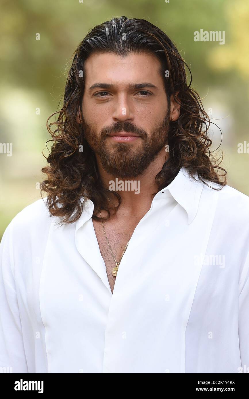 Can Yaman during photocall of the mediaset TV series Viola come il mare ...